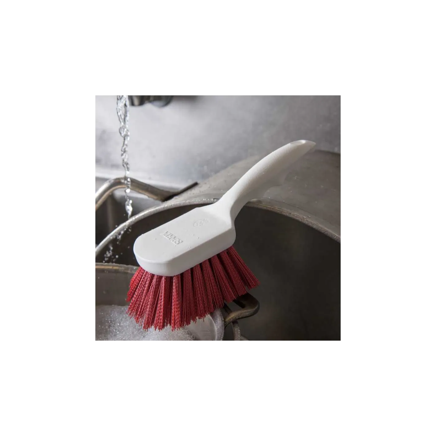 Cepillo de Cerdas de Polyester de 8 Pulgadas de Color Rojo CARLISLE ...