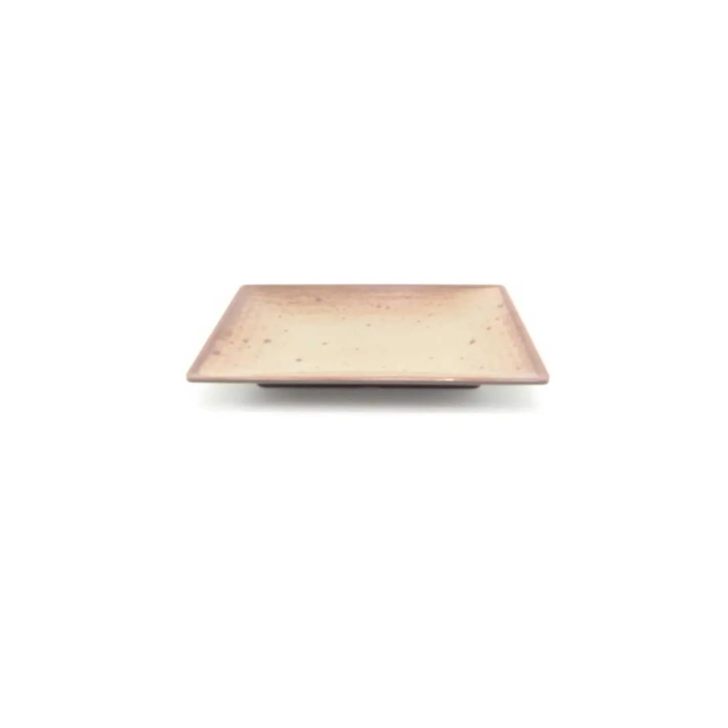 Plato Rectangular de Melamina de 9.5 Pulgadas de Color Cafe MASTER CHEF ...