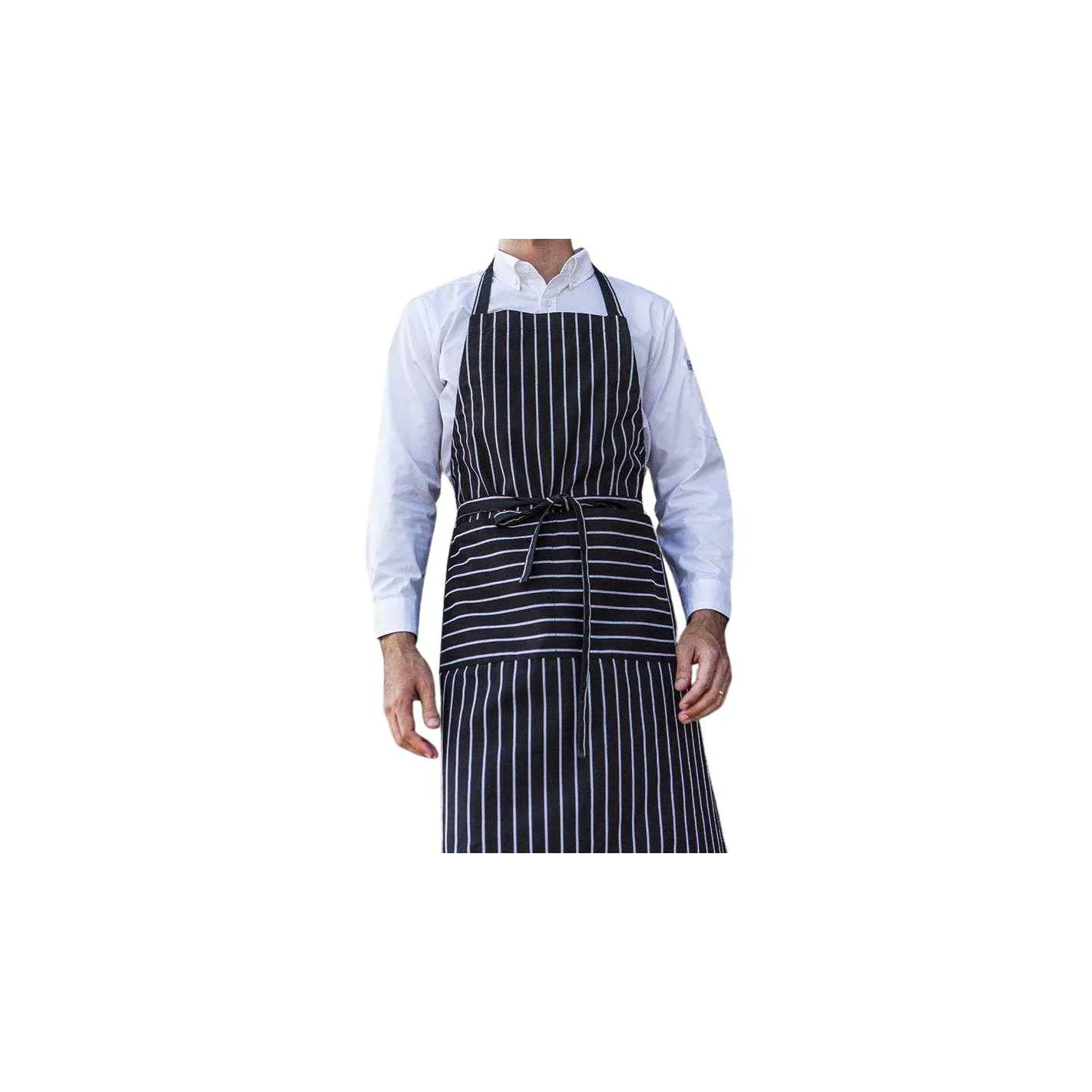 Delantal Full de Color Gris Oscuro Azulado CHECKEDOUT CU381S041000T2