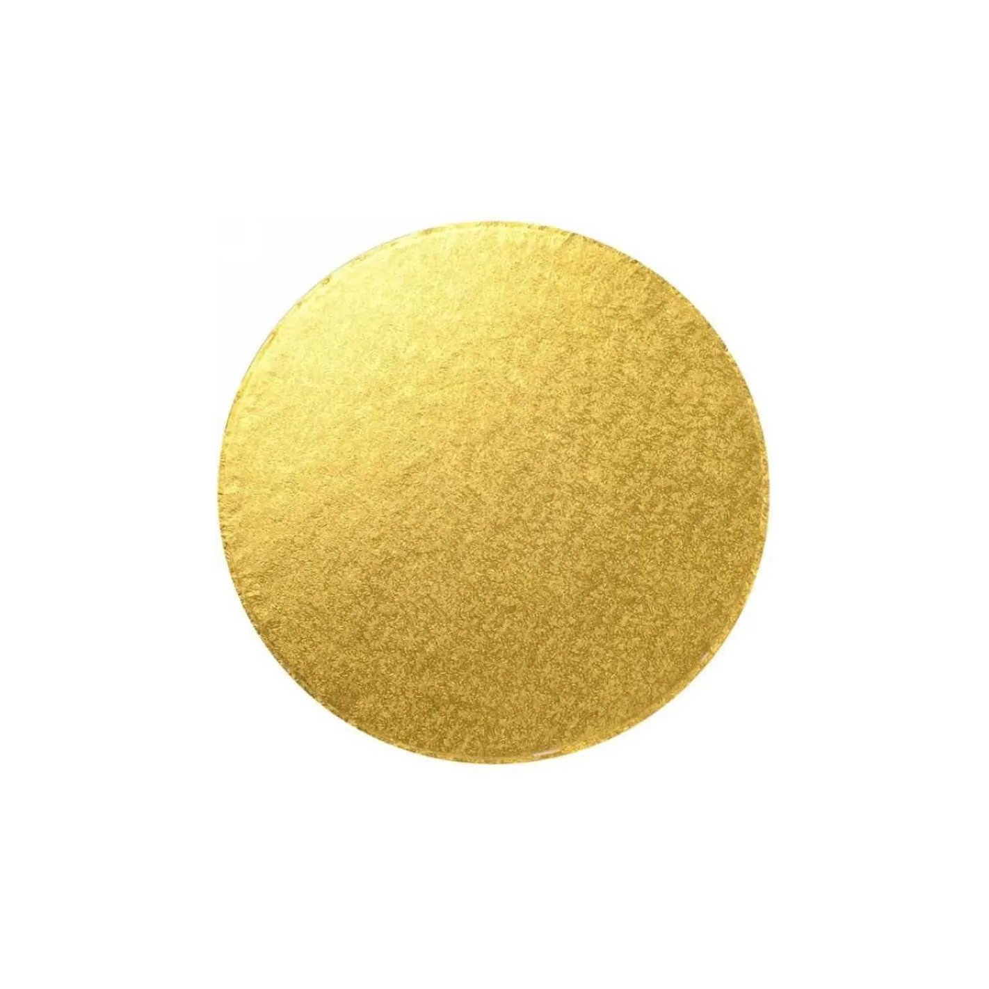 Base Redonda de Carton de 14 Pulgadas, Color Dorado TIPS 0760729HJ