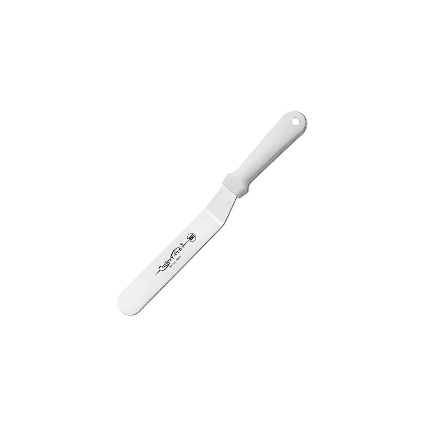 Espatula Curva para Decoracion de 6 Pulgadas de Mango Blanco CUTLERY ...
