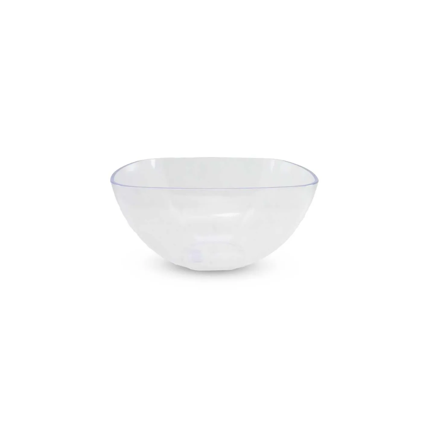 Bowl Cuadrado Transparente de Policarbonato de 14 Centimetros MASTER ...
