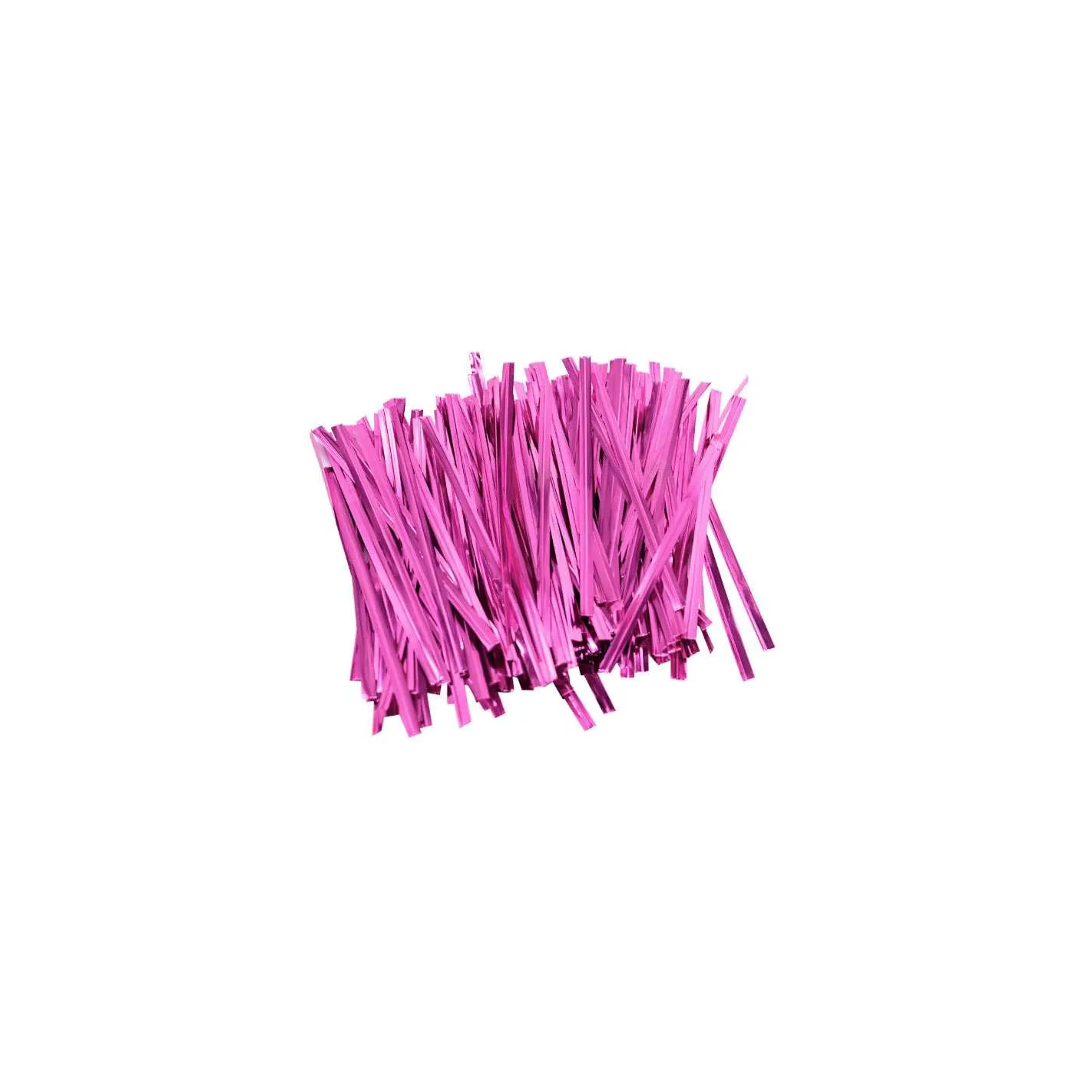 Cierre Metalicos para Bolsas de 10 Centimetros de Color Morado, Paquete ...