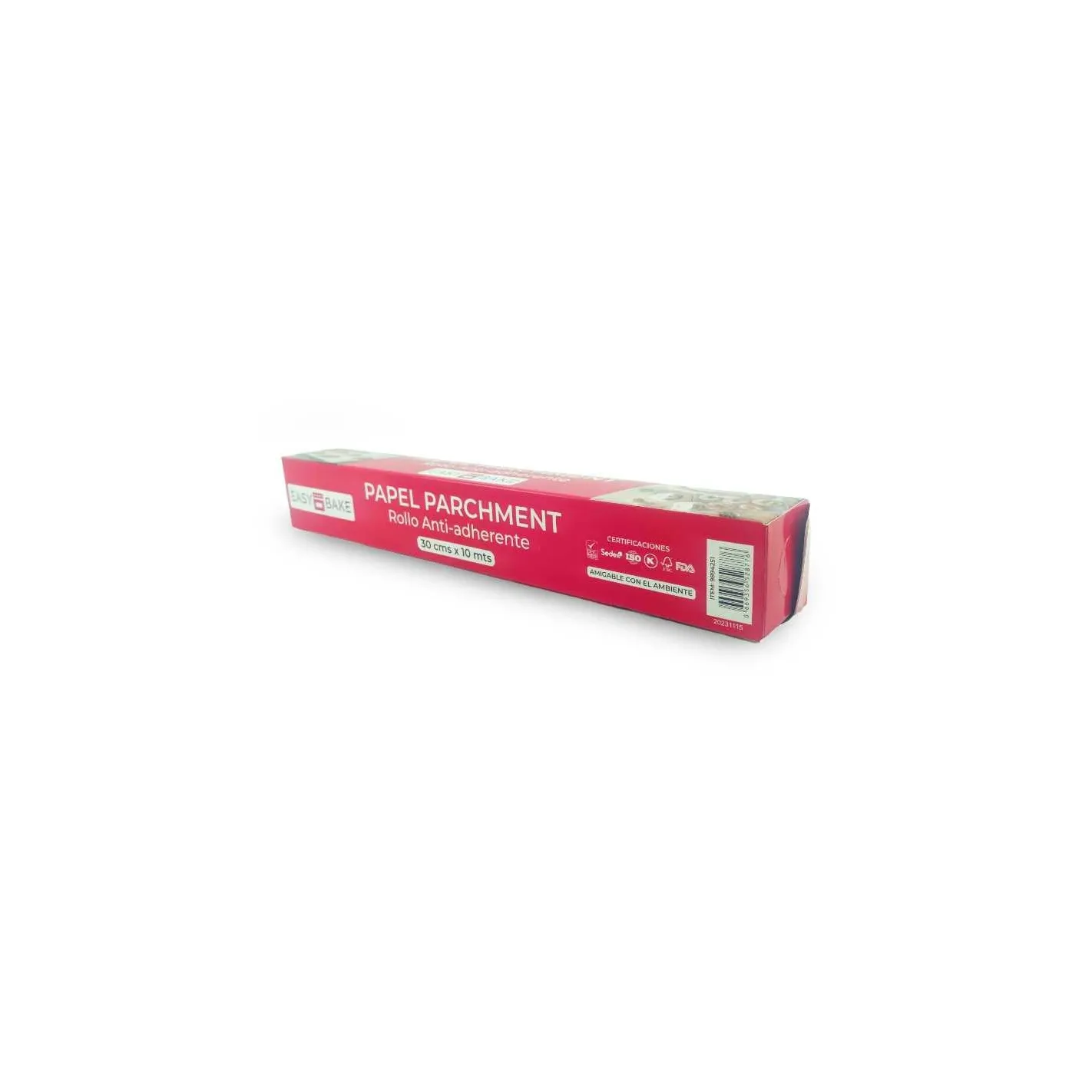 Papel Parchment de 30 Centimetros x 10 Metros Blanco EASY BAKE 9894251