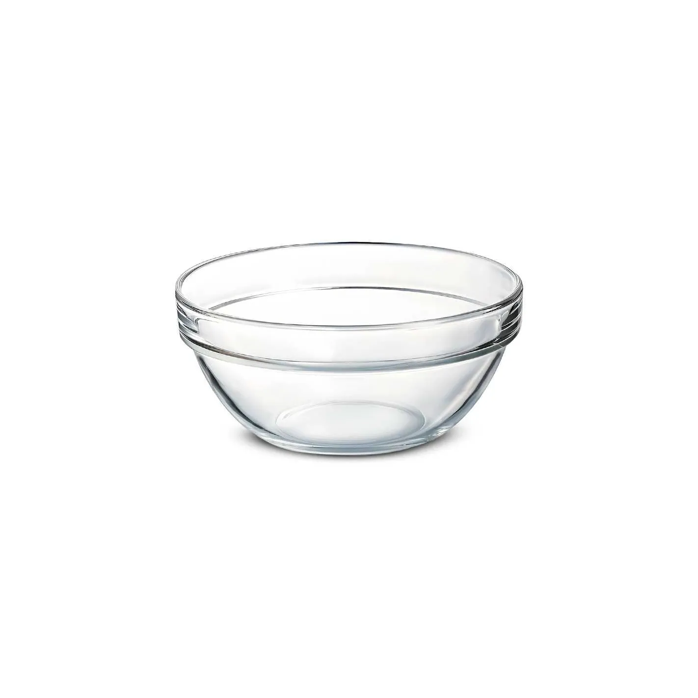 Bowl de Vidrio Redondo Empilable de 14 Centimetros ARCOROC 10003