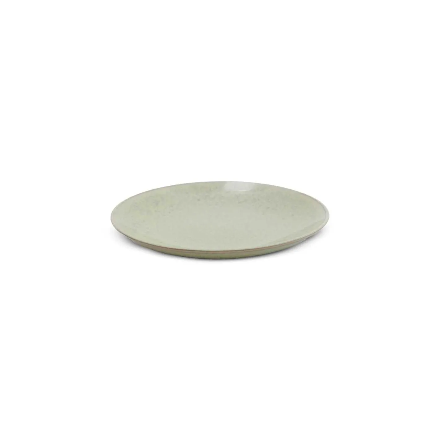 Plato de Ceramica Redondo de 22 Centimetros de Color de Verde BELLARTE ...