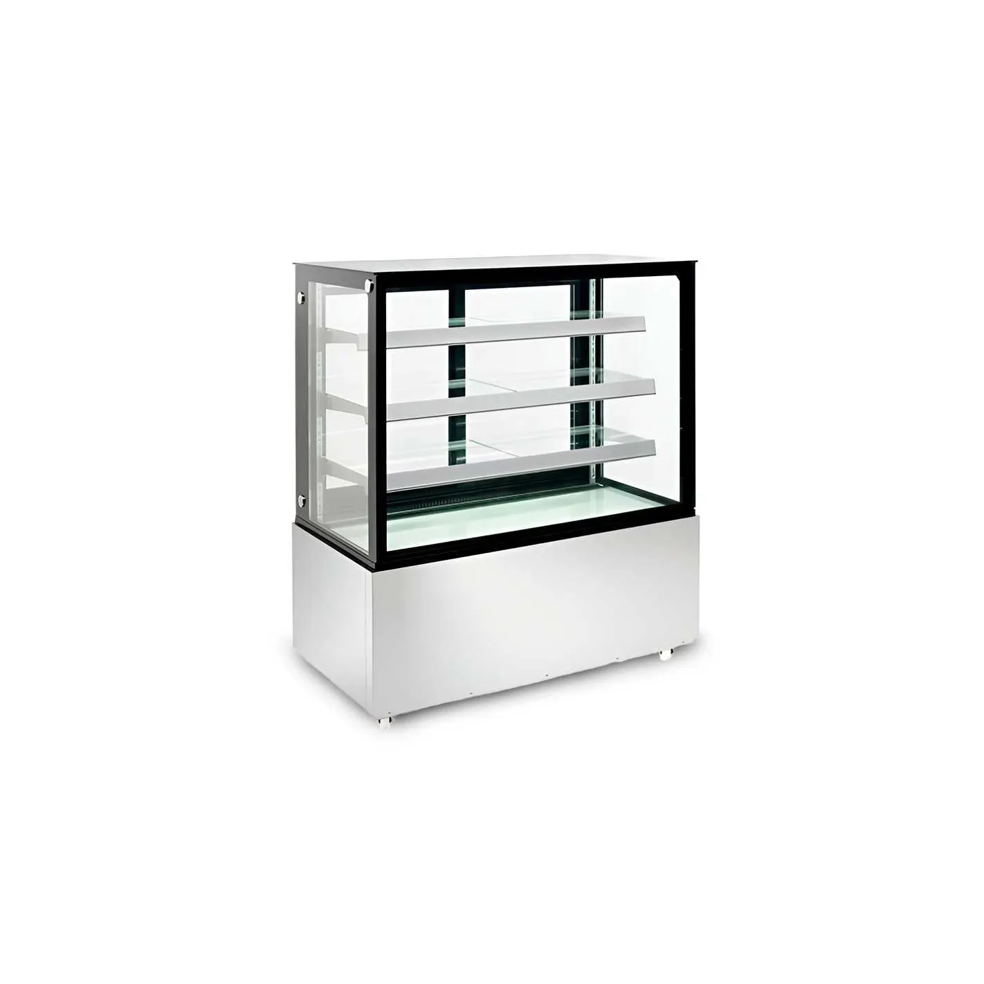 Vitrina Exhibidora Refrigerada 4 Niveles 52 x 26 x 46 Pulgadas QUANTUM ...