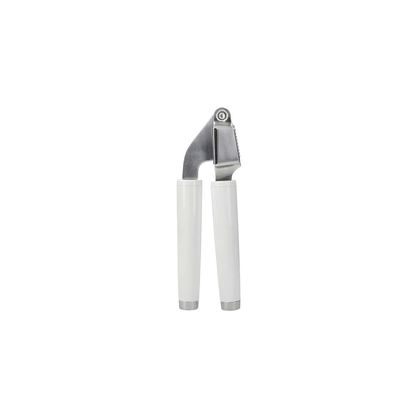 Prensa Clasica para Ajo de Acero Inoxidable con Puno Blanco KITCHEN AID ...