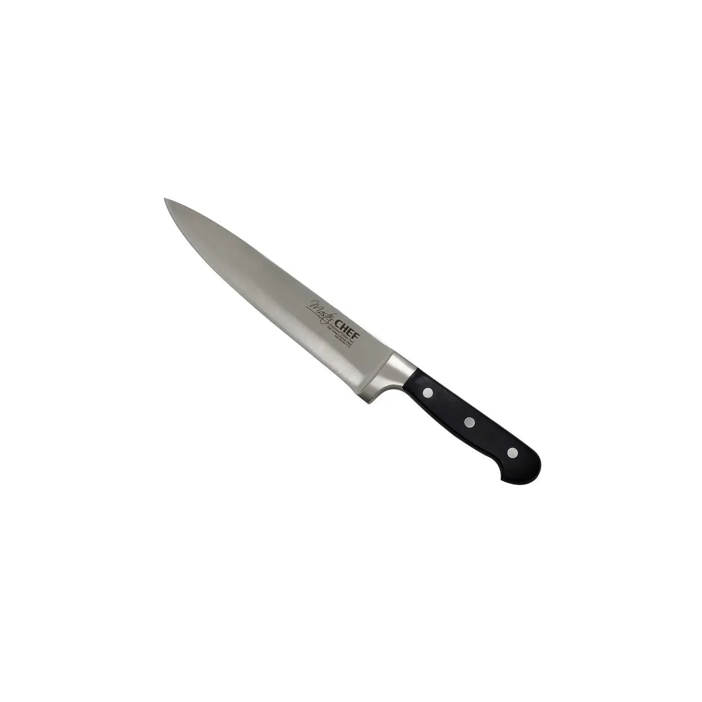 Cuchillo Forjado de Chef de 8 Pulgadas con Mango de Color Negro MASTER ...