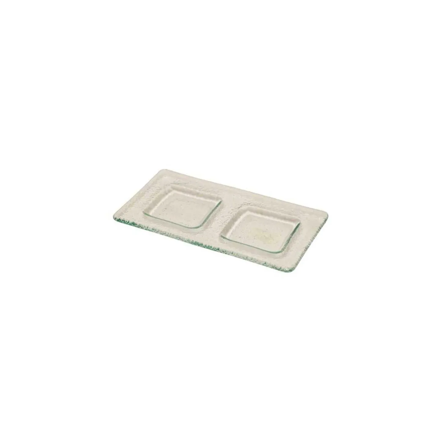 Plato para Salsas de Vidrio Transparente MASTER CHEF PCS2001-2