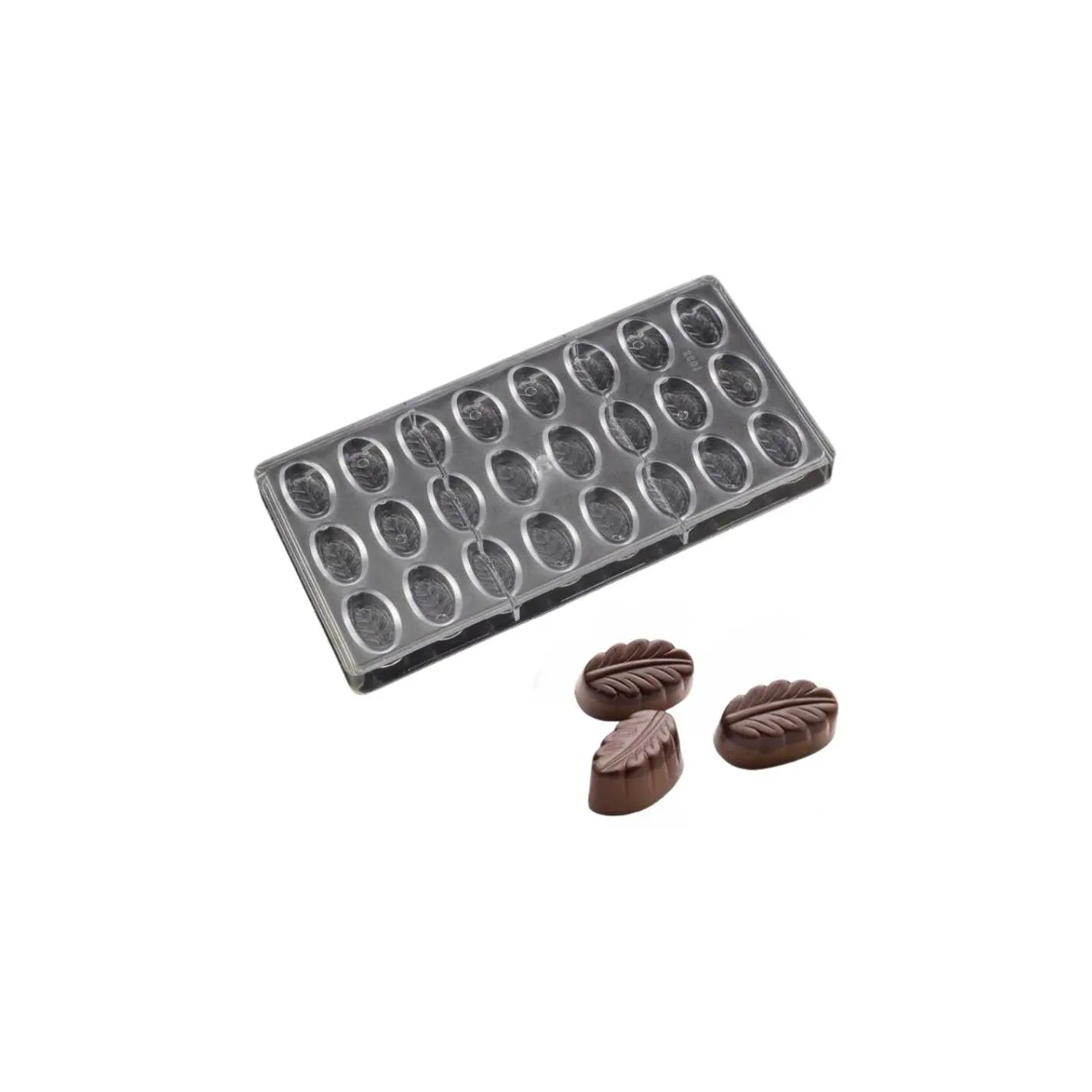 Molde para Bombones de Chocolate con Diseno de Hoja TIPS 0760776